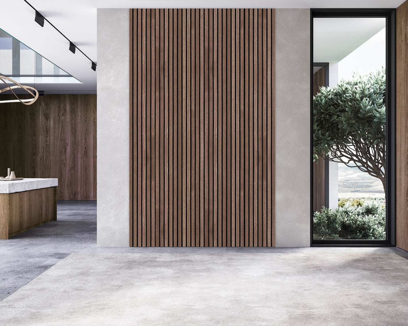 Aku Woodpanel | Premium Acoustic Wooden Slat Wall Panels | 3-sided